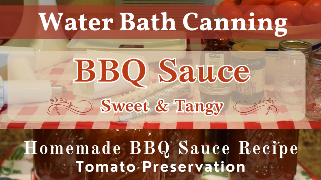 Sweet & Tangy BBQ Sauce Recipe | How to Can Homemade BBQ Sauce - The ...