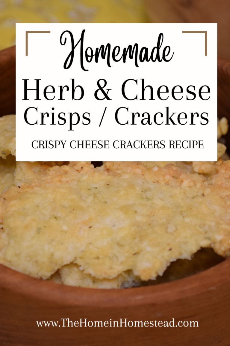 Herb & Cheese Crackers | Homemade Crispy Cracker or Cheese Crisp Recipe ...