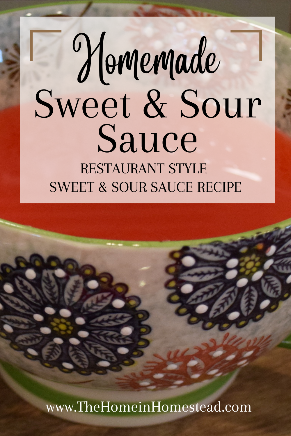 Homemade Sweet & Sour Sauce Recipes | Delicious Sweet & Sour Chili ...