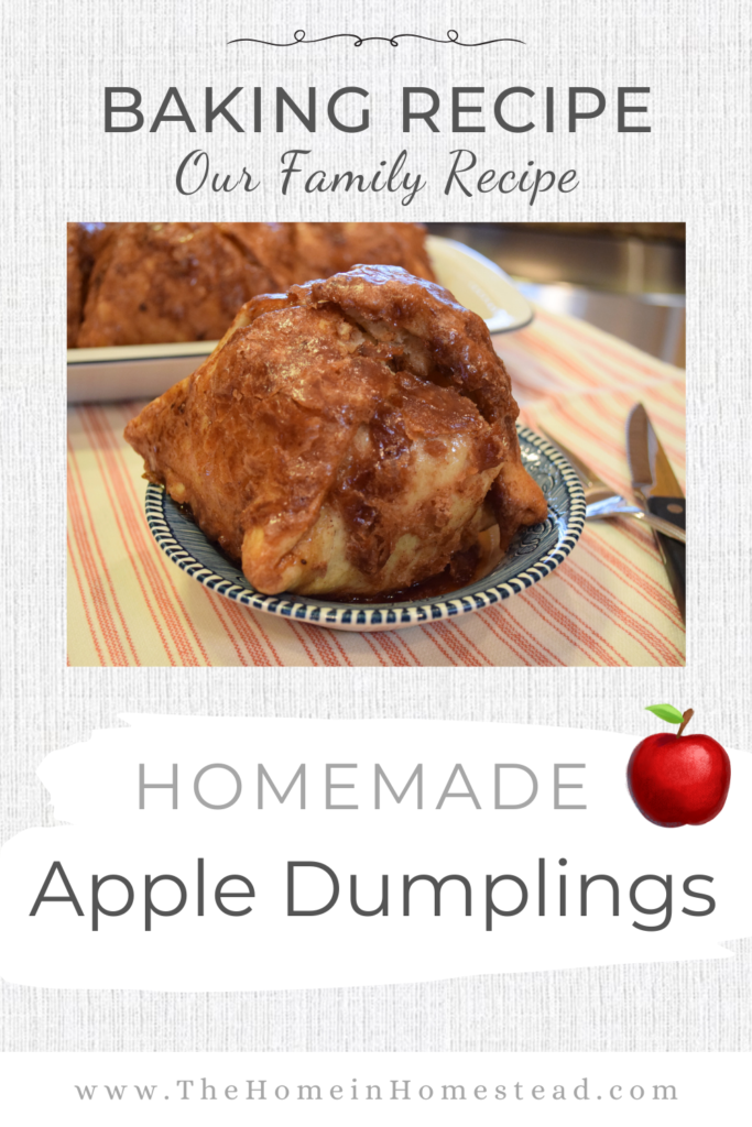 Homemade Apple Dumplings - Family Recipe | Rustic & Delicious Apple ...