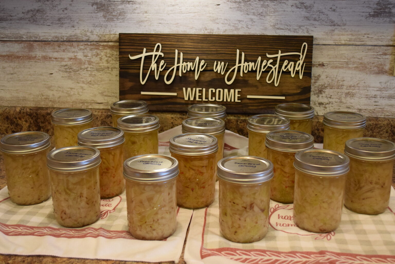 Homemade Sauerkraut Part 2 - Canning | Fermentation Project - The Home ...