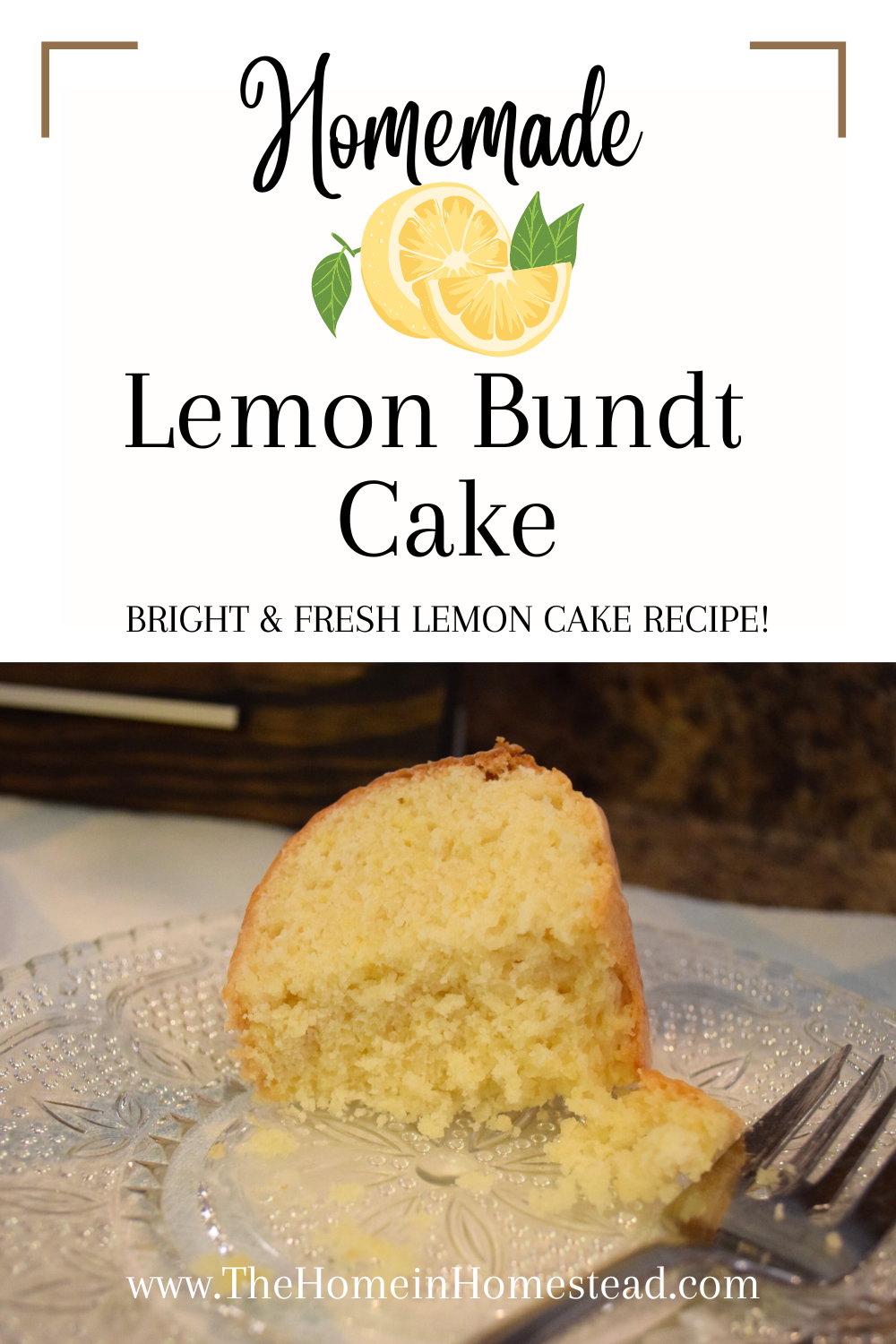 Lemon Bundt Cake with a Lemon Glaze | Super Moist & Delicious Lemon ...